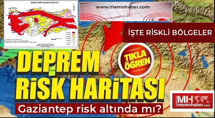 Türkiye deprem risk haritası güncellendi! Gaziantep risk altında mı?